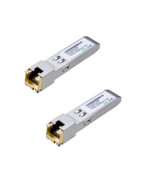 1.25G SFP to RJ45 Copper Gigabit Ethernet Transceiver, Up to 328ft ...