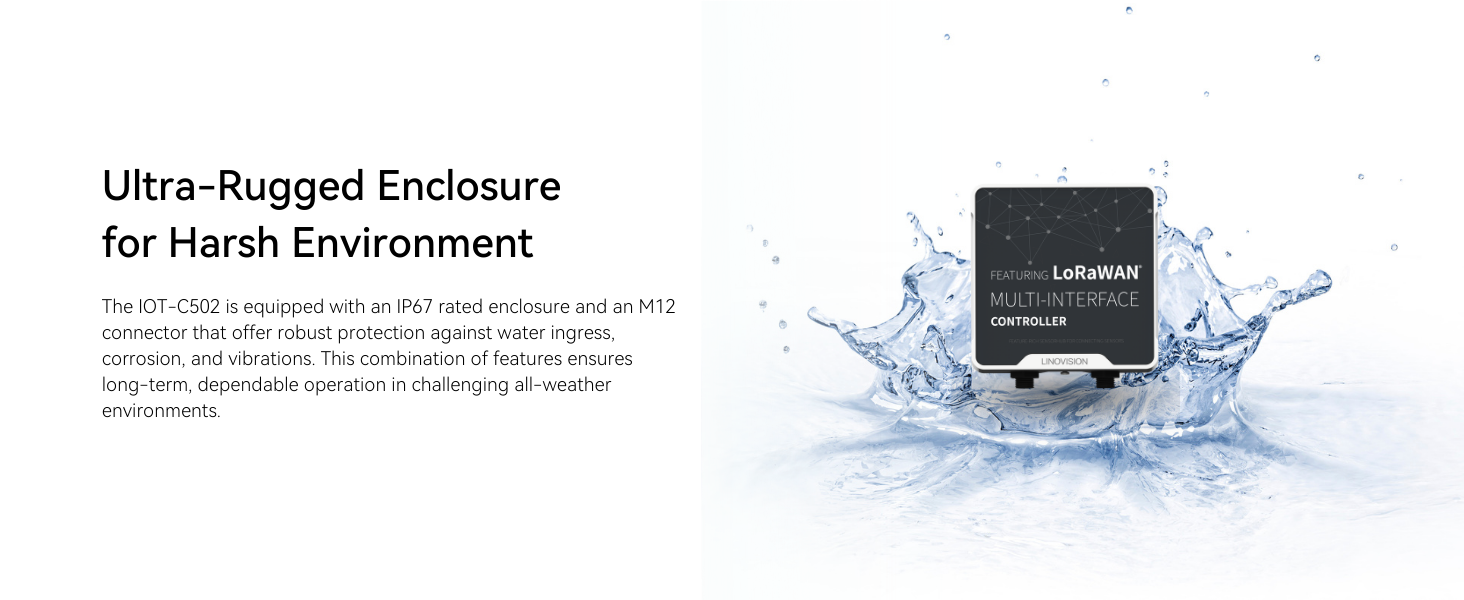 LoRaWAN Wireless IO Controller support Modbus RS485/RS232 with High Ca ...