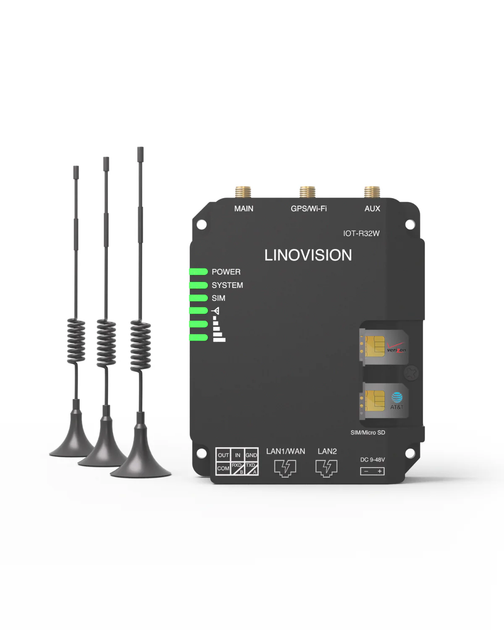 LINOVISION Rugged and Versatile Cellular Router & 4G DTU with RS232 ...