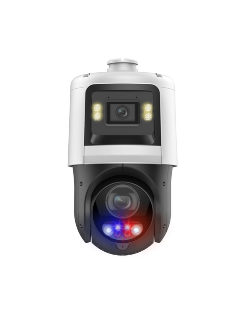 4MP 25x IP Speed Dome Camera with Extra Wide View Lens and Red/Blue St ...