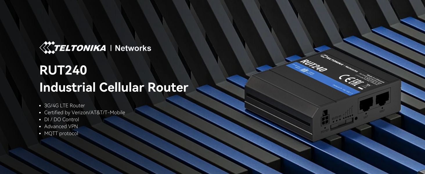 Teltonika RUT240 4G LTE Cellular Router for Mobile Network | Linovision ...