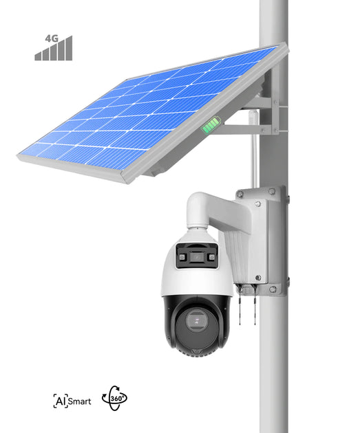 (GO SOLO PTZ544D)Commercial Solar Power Camera KIT | Linovision Global ...